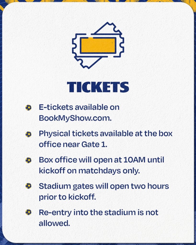 Stadium Ground Rules - Chennaiyin FC